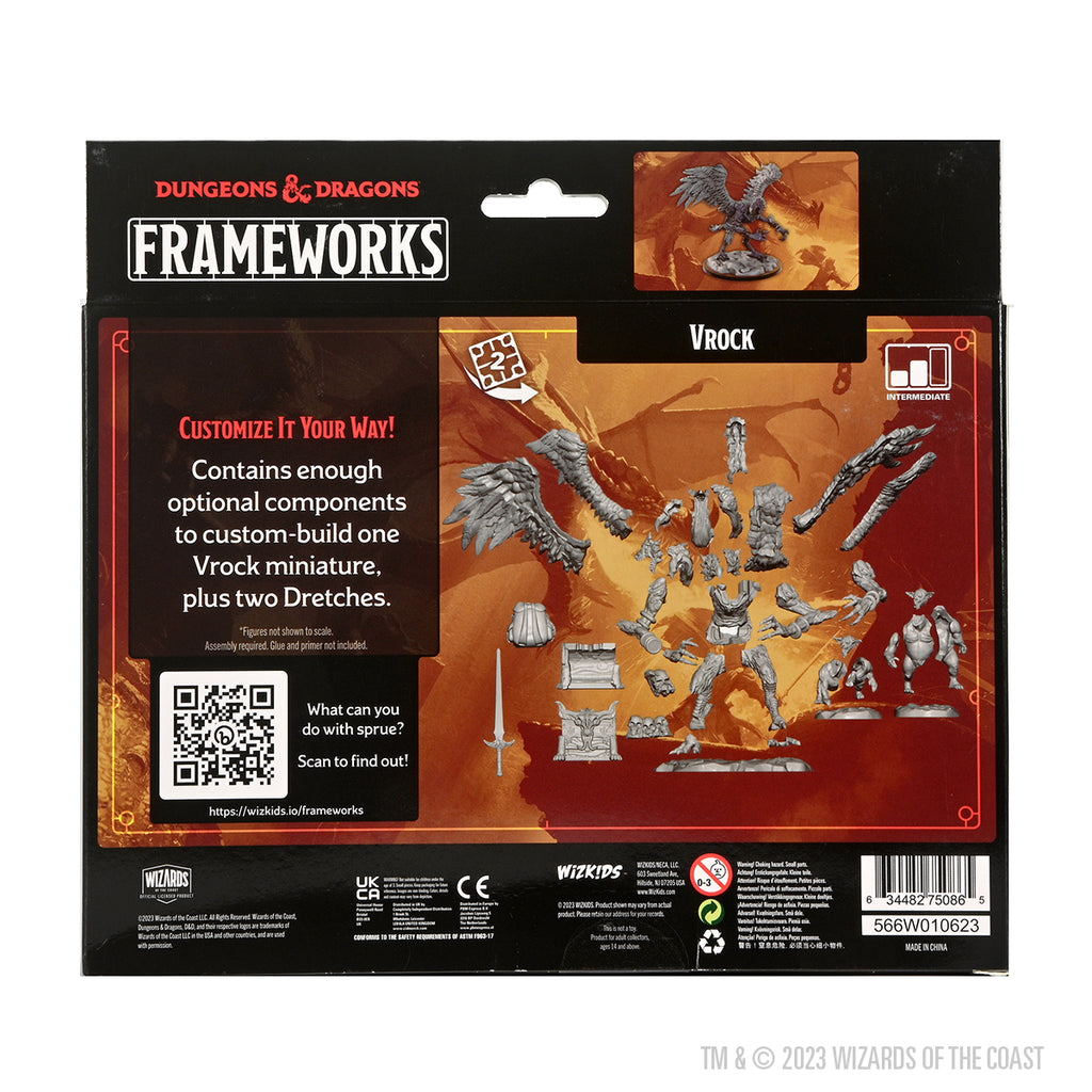 D&D Frameworks: Vrock - Unpainted and Unassembled – Shop Dungeon ...