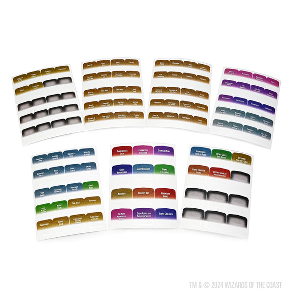 D&D Book Tabs: Bigby Presents: Glory of the Giants – Shop Dungeon ...