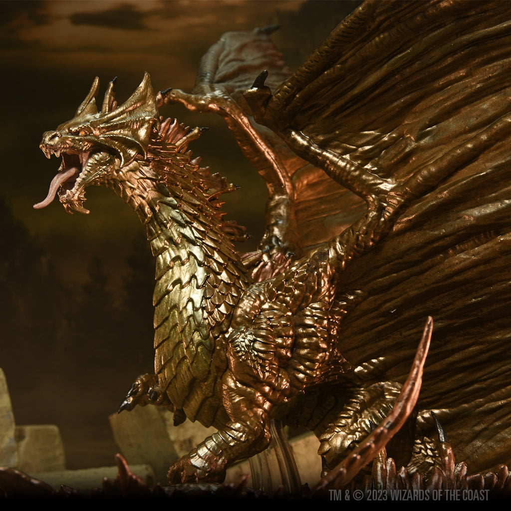 D&D Icons of the Realms: Adult Brass Dragon – Shop Dungeon & Dragons powered by WizKids