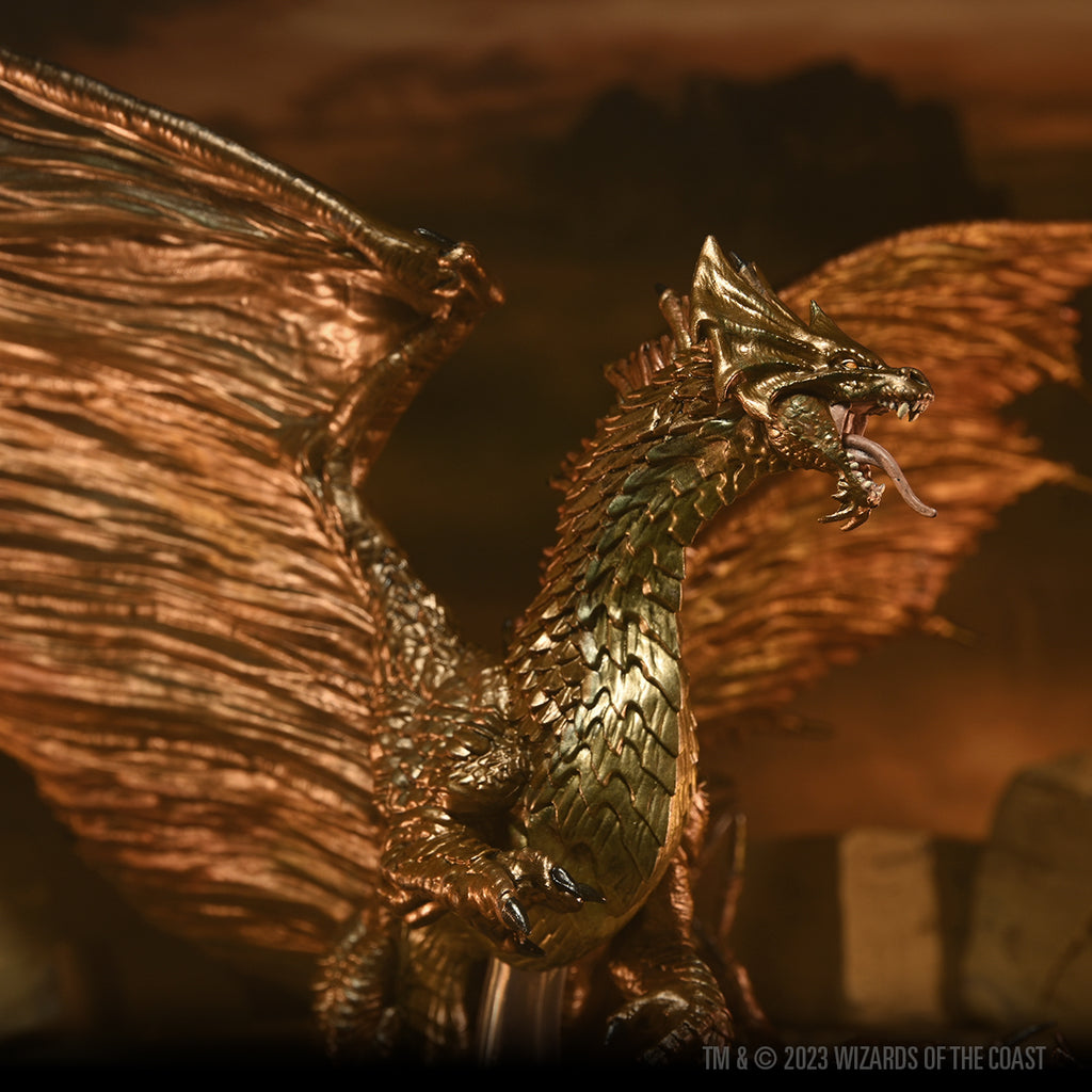D&D Icons of the Realms: Adult Brass Dragon – Shop Dungeon & Dragons powered by WizKids
