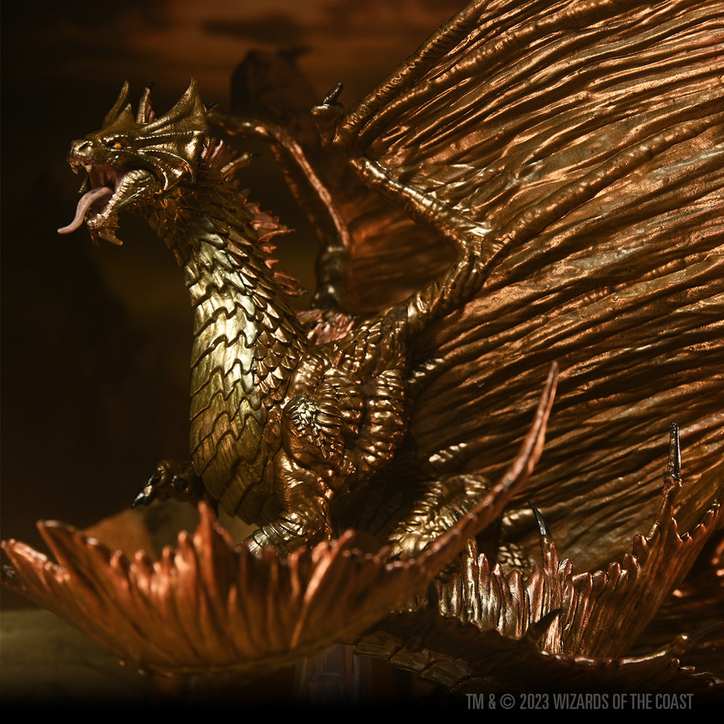 D&D Icons of the Realms: Adult Brass Dragon – Shop Dungeon & Dragons powered by WizKids