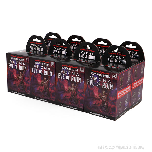 D&D Icons of the Realms: Vecna: Eve of Ruin - 8 ct. Booster Brick (Set ...