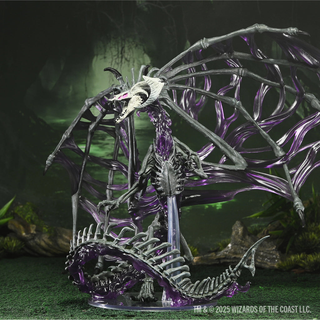 PRE-ORDER - D&D Icons of the Realms: Black Dracolich Boxed Miniature ...