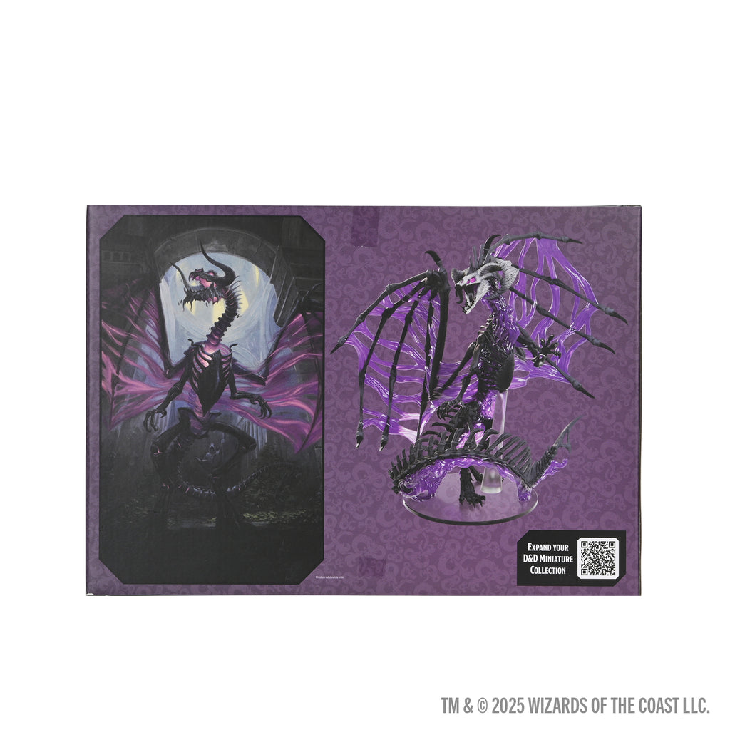 D&D Icons of the Realms: Black Dracolich Boxed Miniature (Gargantuan ...