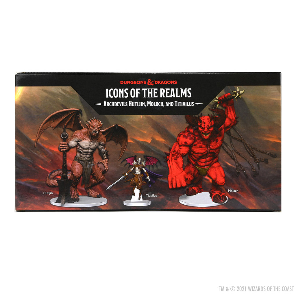 D&D Icons of the Realms: Archdevils - Hutijin, Moloch, Titivilus – Shop ...