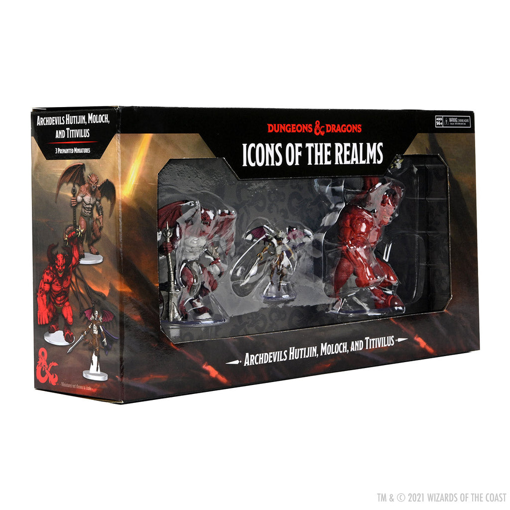 D&D Icons of the Realms: Archdevils - Hutijin, Moloch, Titivilus – Shop ...