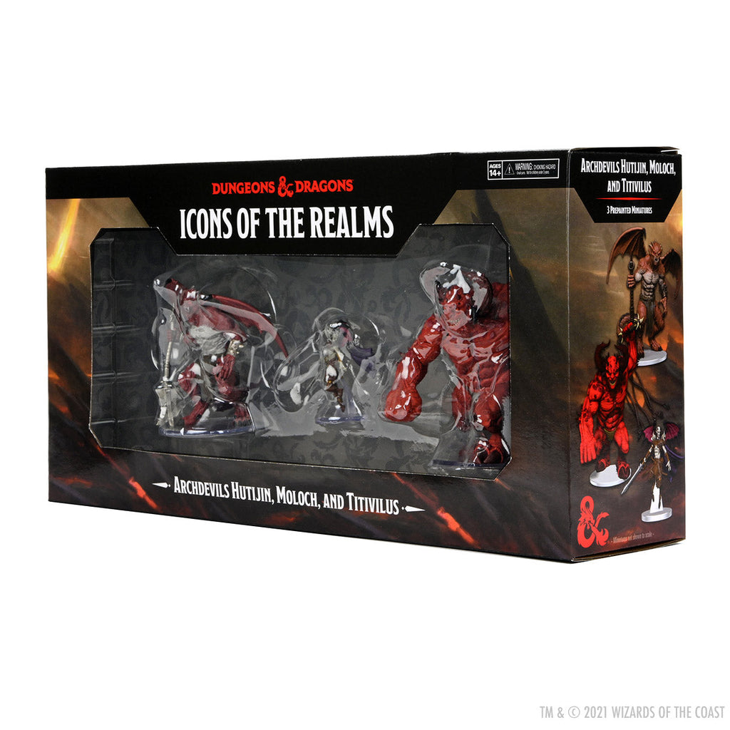 D&D Icons of the Realms: Archdevils - Hutijin, Moloch, Titivilus – Shop ...