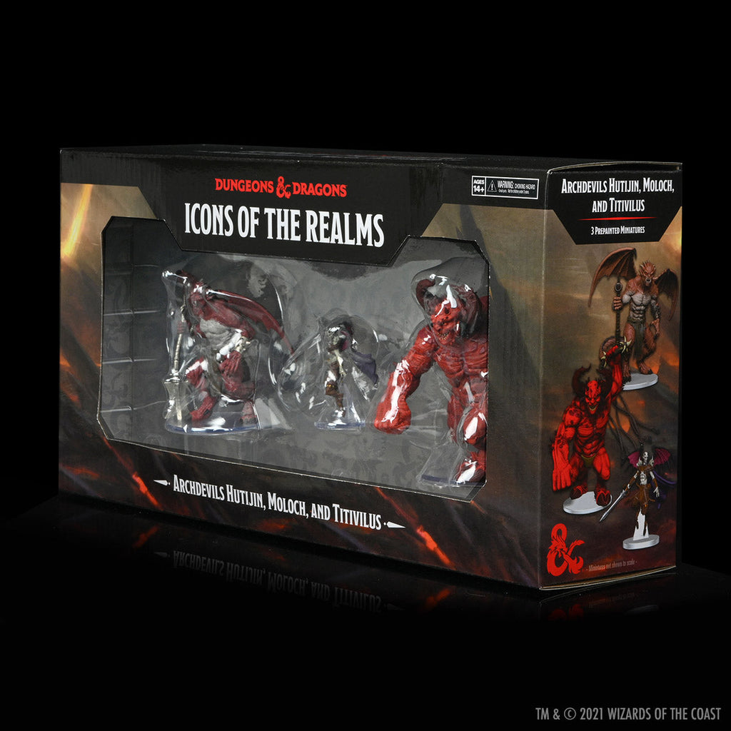 D&D Icons of the Realms: Archdevils - Hutijin, Moloch, Titivilus – Shop ...