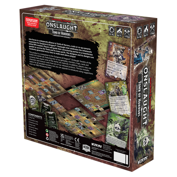 PRE-ORDER - Dungeons & Dragons Onslaught: Tomb of Horrors - Maps & Mon ...