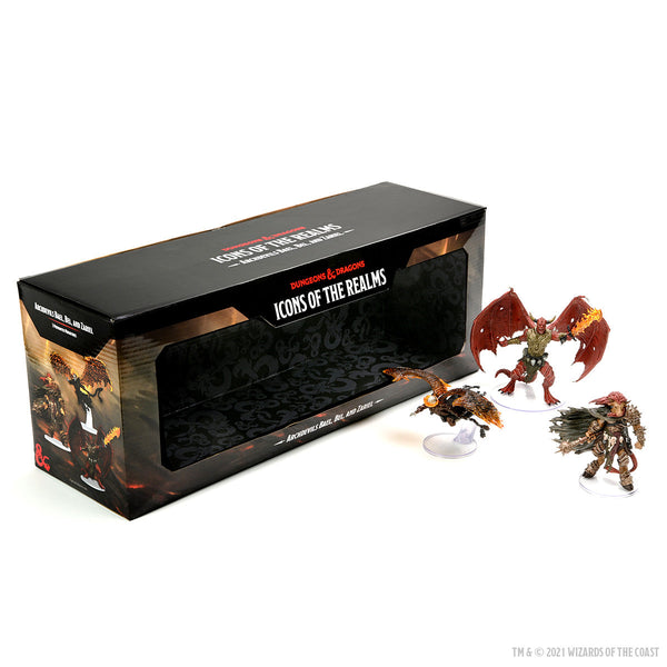 D&D Icons of the Realms Miniatures: Archdevils - Bael, Bel, and Zariel ...