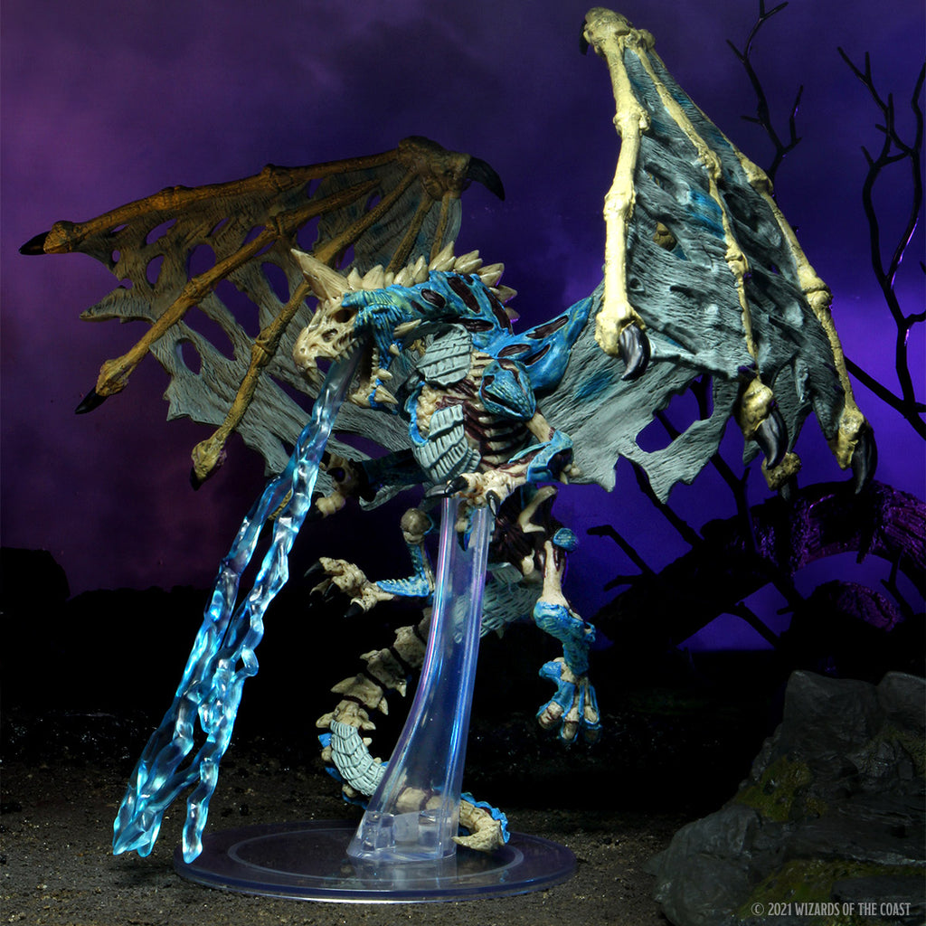 D&D Icons of the Realms Miniatures: Boneyard Premium Set - Blue Dracol ...