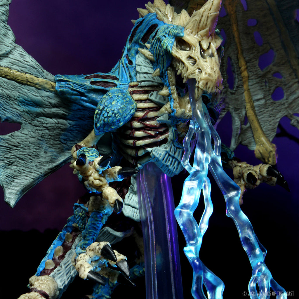 D&D Icons of the Realms Miniatures: Boneyard Premium Set - Blue Dracol ...