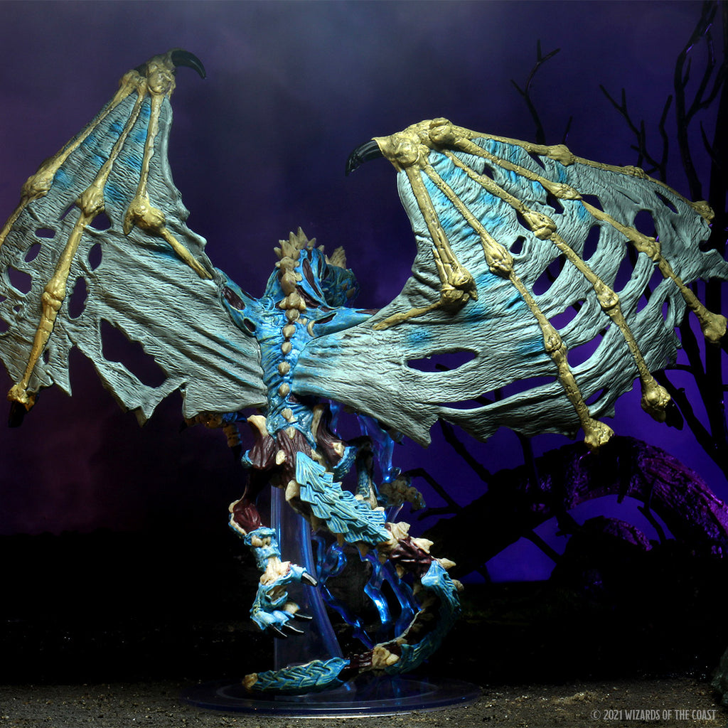 D&D Icons of the Realms Miniatures: Boneyard Premium Set - Blue Dracol ...