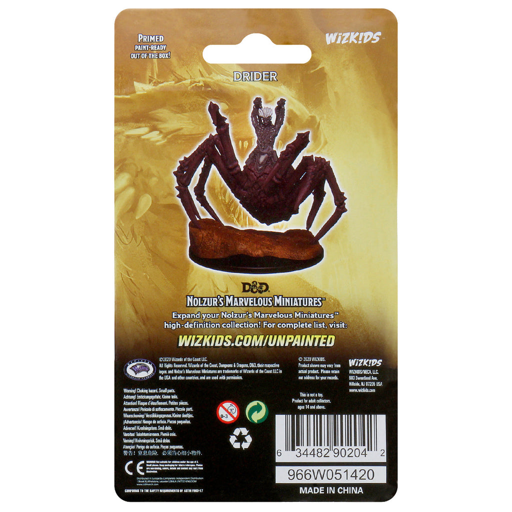 D&D Nolzur's Marvelous Miniatures: Drider – Shop Dungeon & Dragons ...