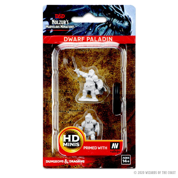 D&D Nolzur’s Marvelous Miniatures: Dwarf Female Paladin – Shop Dungeon ...