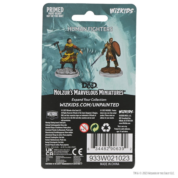 D&D Nolzur's Marvelous Miniatures: Human Fighters – Shop Dungeon ...