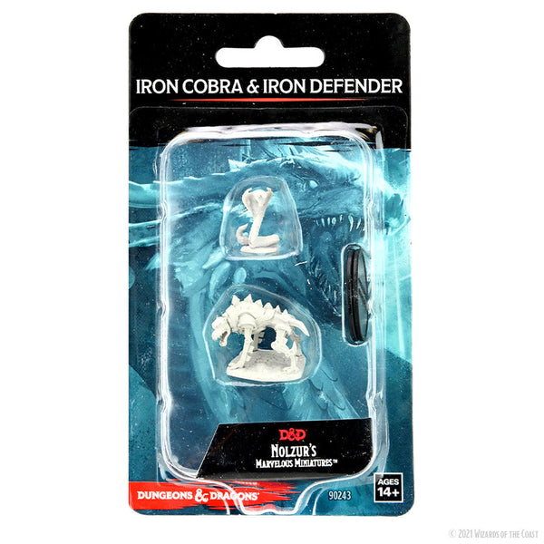 D&D Nolzur's Marvelous Miniatures: Iron Cobra & Iron Defender – Shop ...