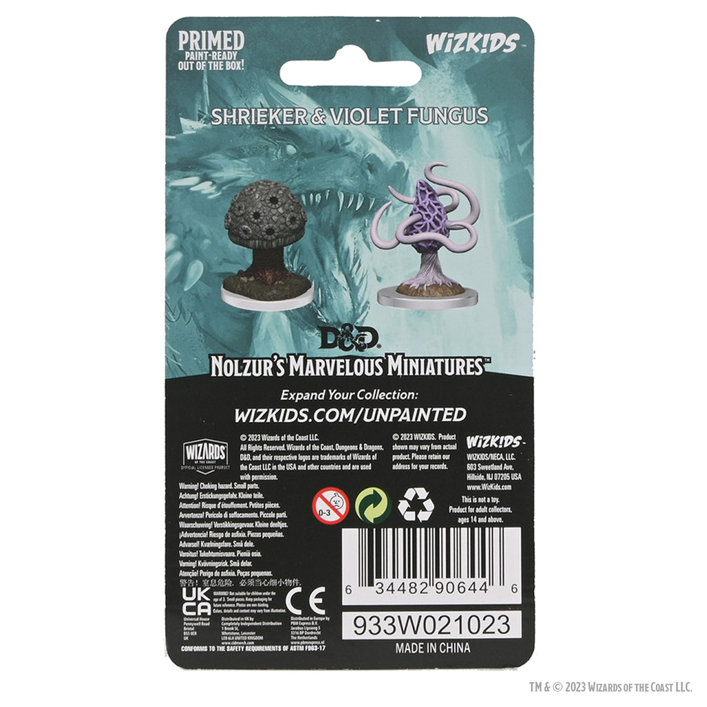 D&D Nolzur's Marvelous Miniatures: Shrieker & Violet Fungus – Shop ...