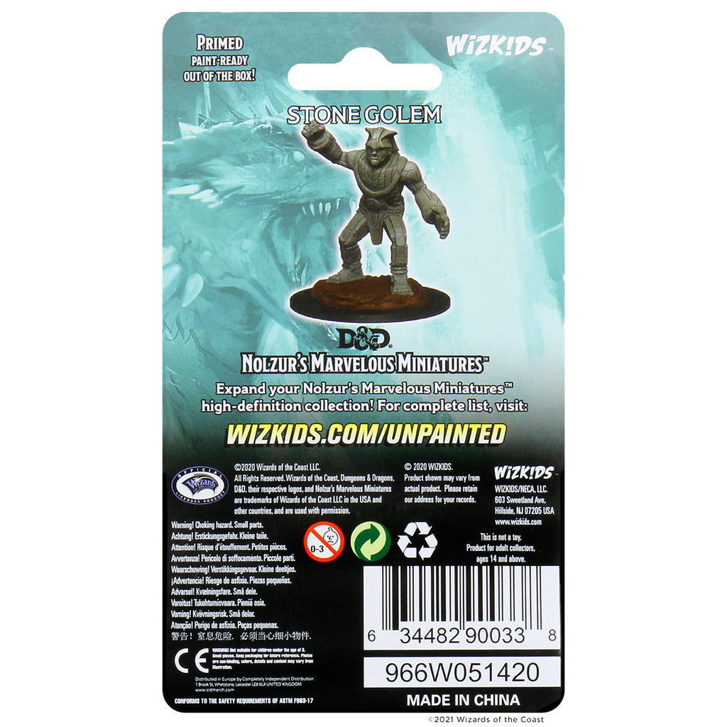 D&D Nolzur's Marvelous Miniatures - Stone Golem – Shop Dungeon ...