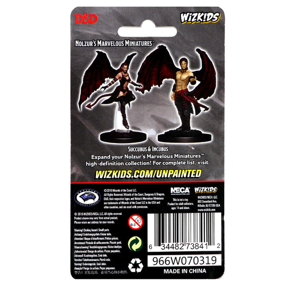 D&D Nolzur's Marvelous Miniatures - Succubus & Incubus – Shop Dungeon ...