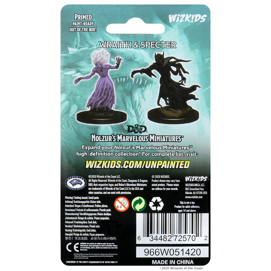 BACK-ORDER - D&D Nolzur’s Marvelous Miniatures: Wraith & Specter – Shop ...